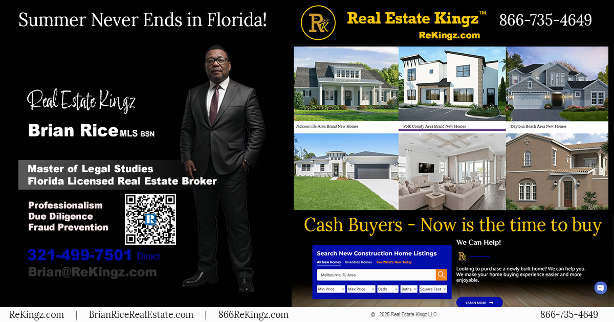 Palm Bay Real Estate | Brian Rice | Real Estate Kingz